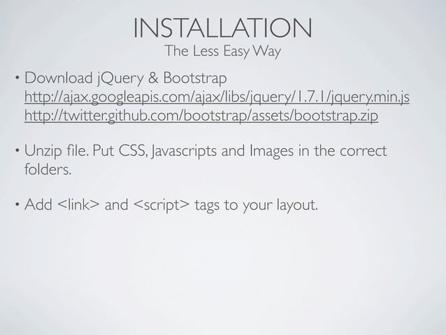 Twitter Bootstrap | PPT