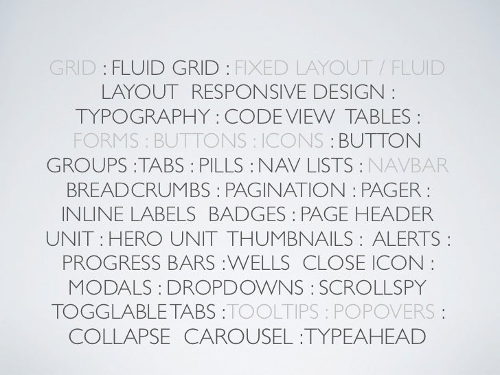 Twitter Bootstrap