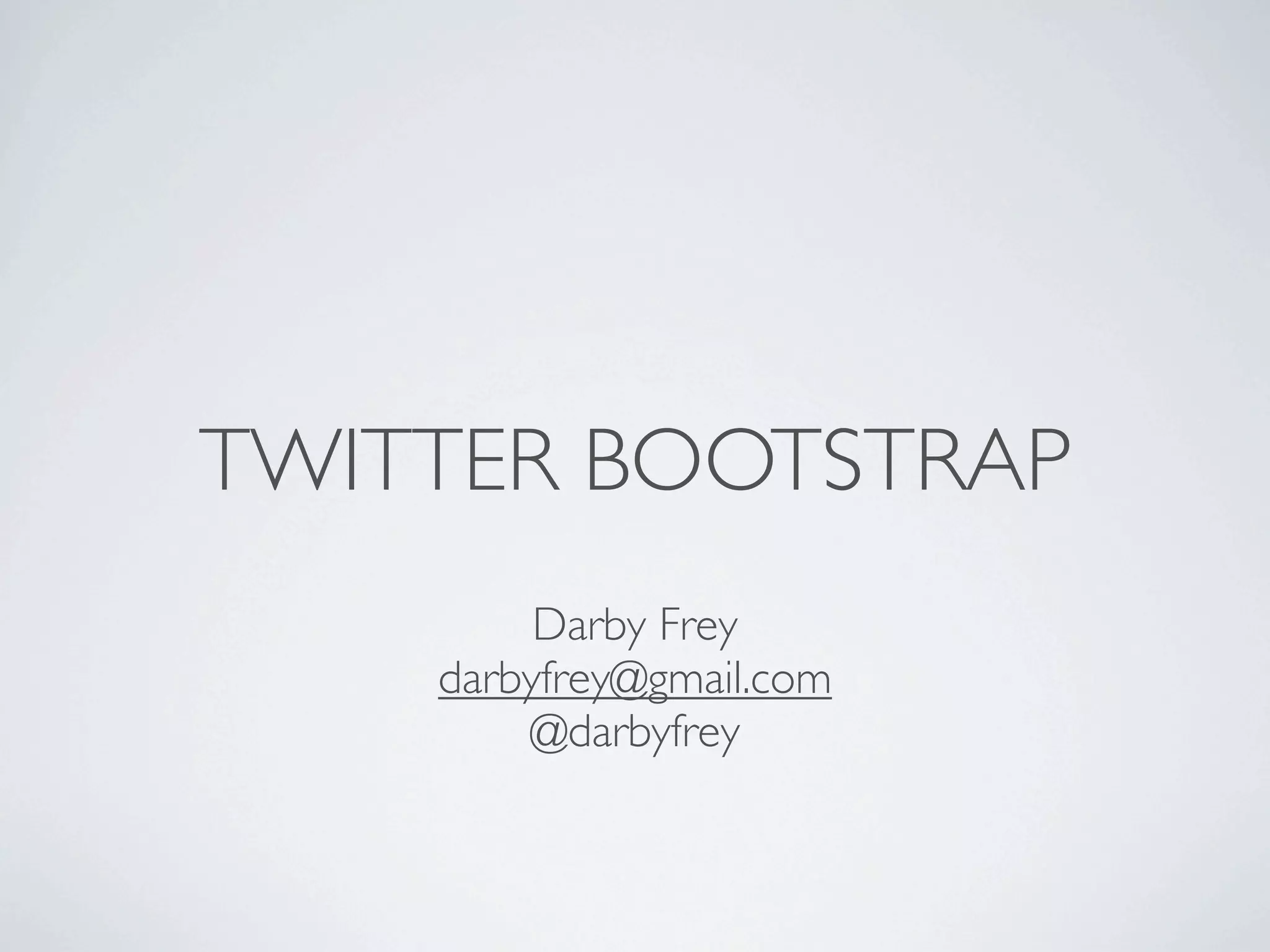 Twitter Bootstrap (spring) | PPT