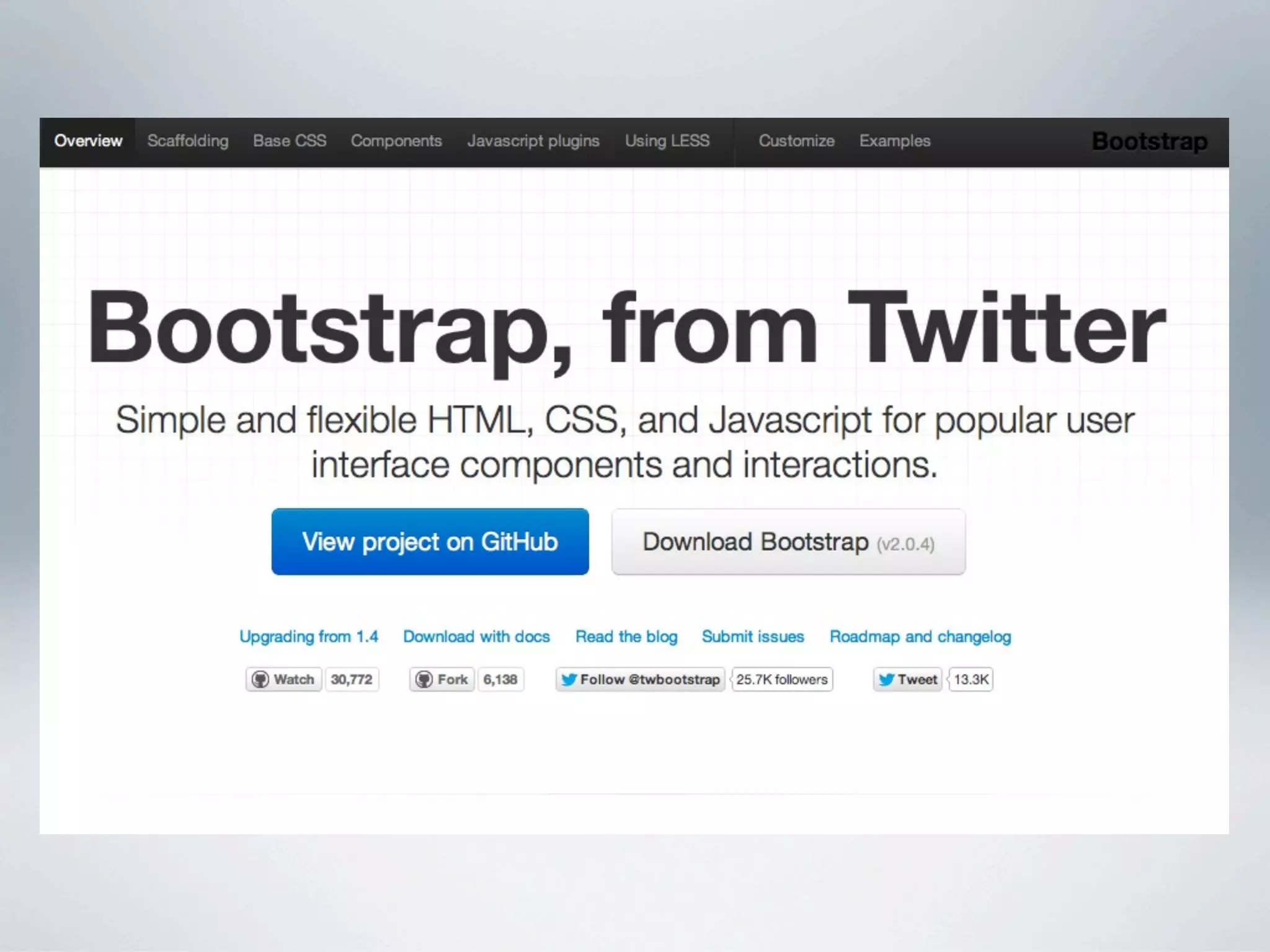 Twitter Bootstrap (spring) | PPT