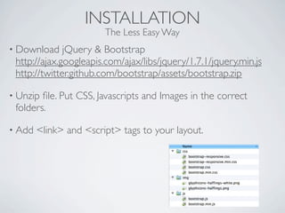 Twitter Bootstrap (spring) | PPT
