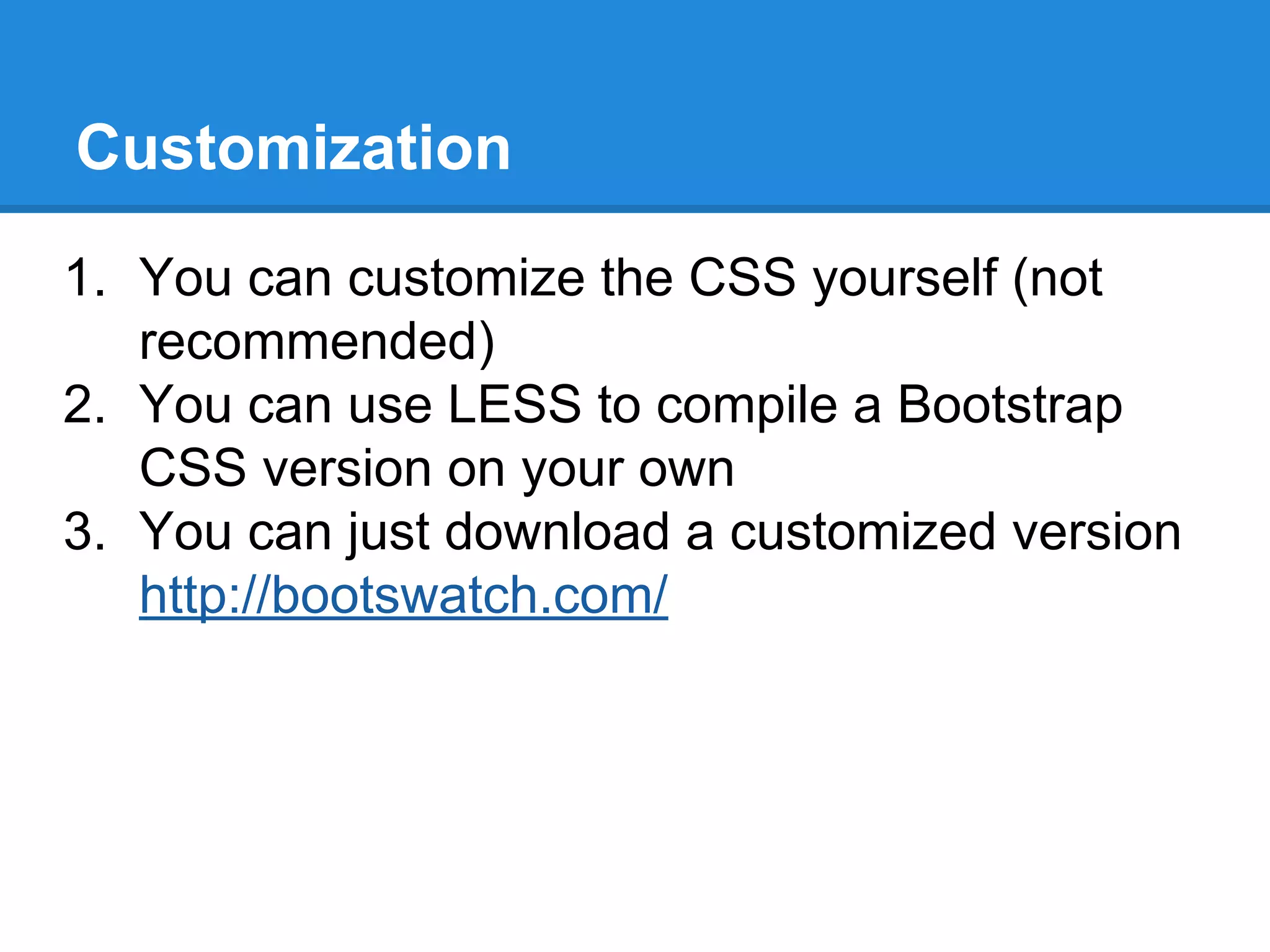 Introduction to Bootstrap | PDF