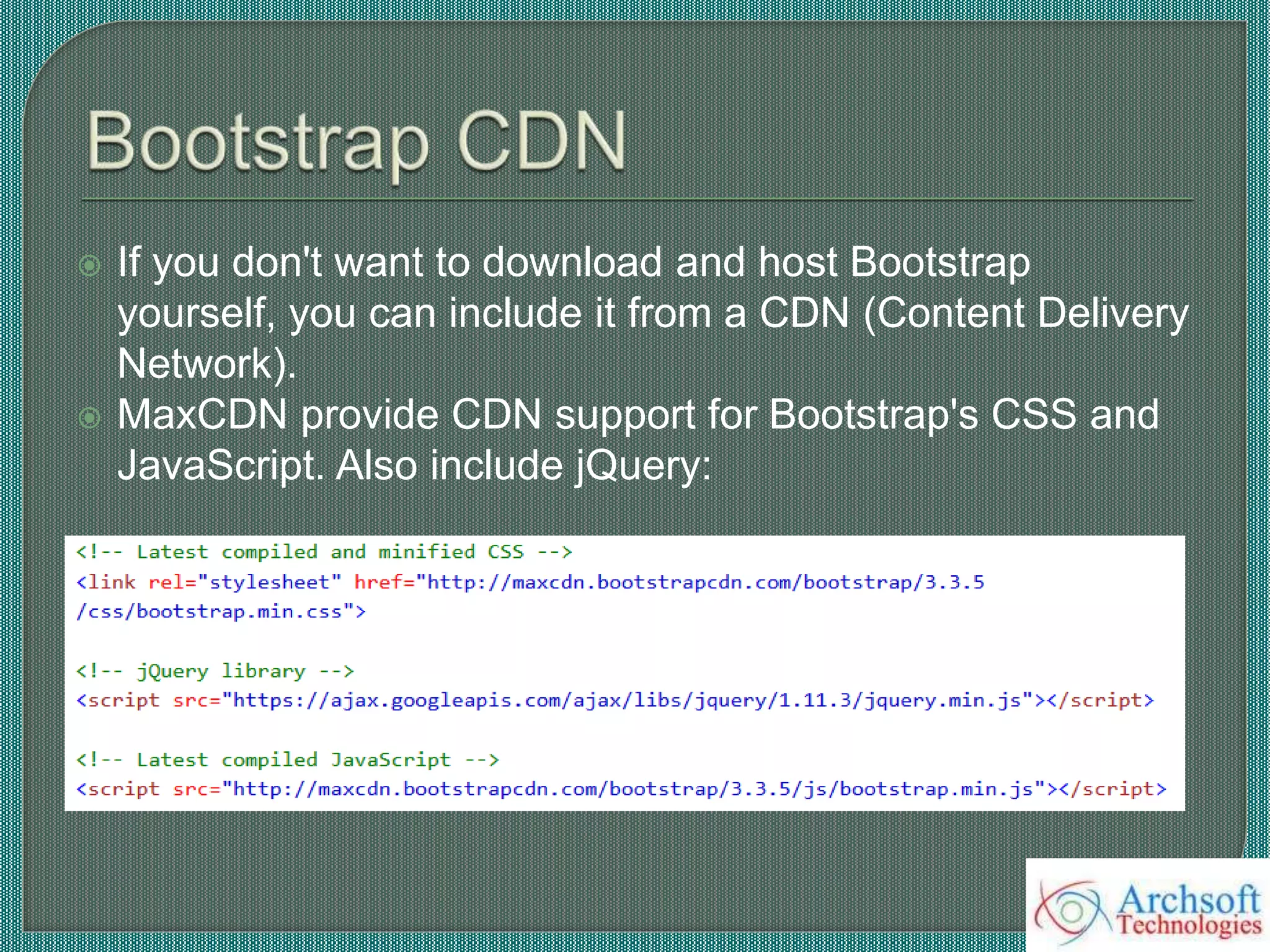 Bootstrap PPT by Mukesh | PPTX