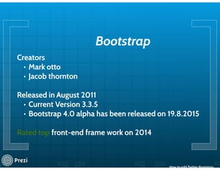Bootstrap for beginners | PDF