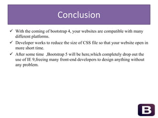 Bootstrap 4 Alpha 3 | PPT
