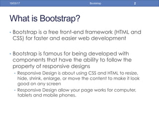 Bootstrap | PPT