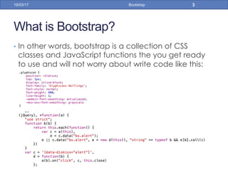 Bootstrap | PPT