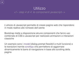 Bootstrap 3.0 - Introduzione | PPT
