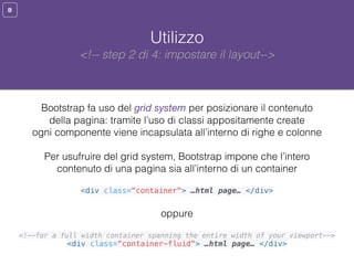 Bootstrap 3.0 - Introduzione | PPT
