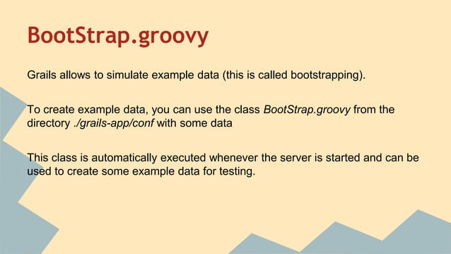 Boot strap.groovy | PPTX