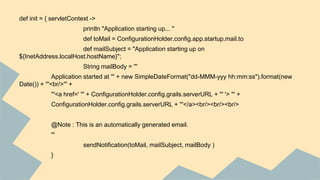 Boot strap.groovy | PPTX