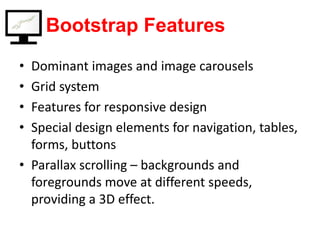 Bootstrap Web Development Framework | PPTX | Web Design and HTML | Internet