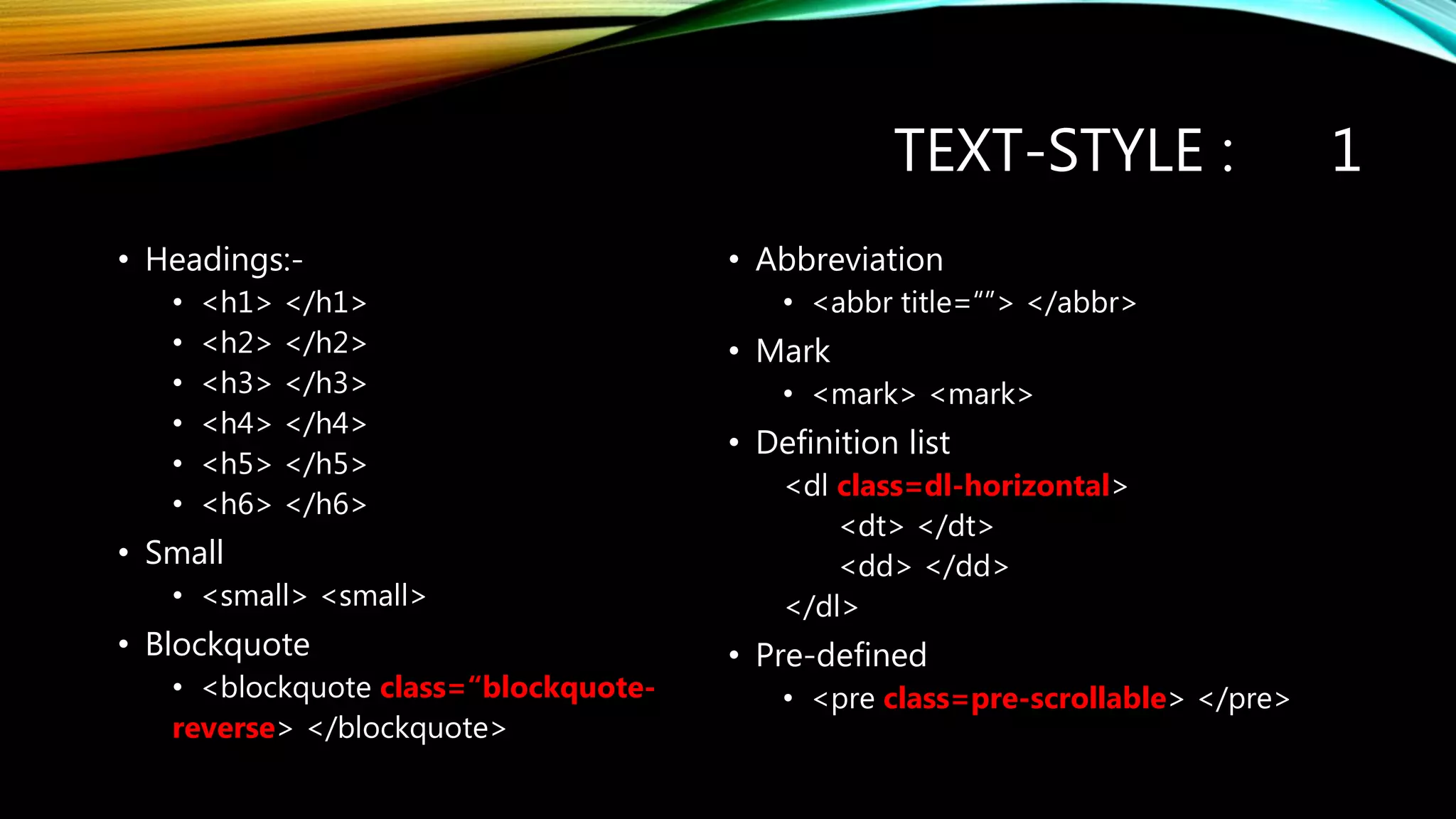 Bootstrap notes | PPTX