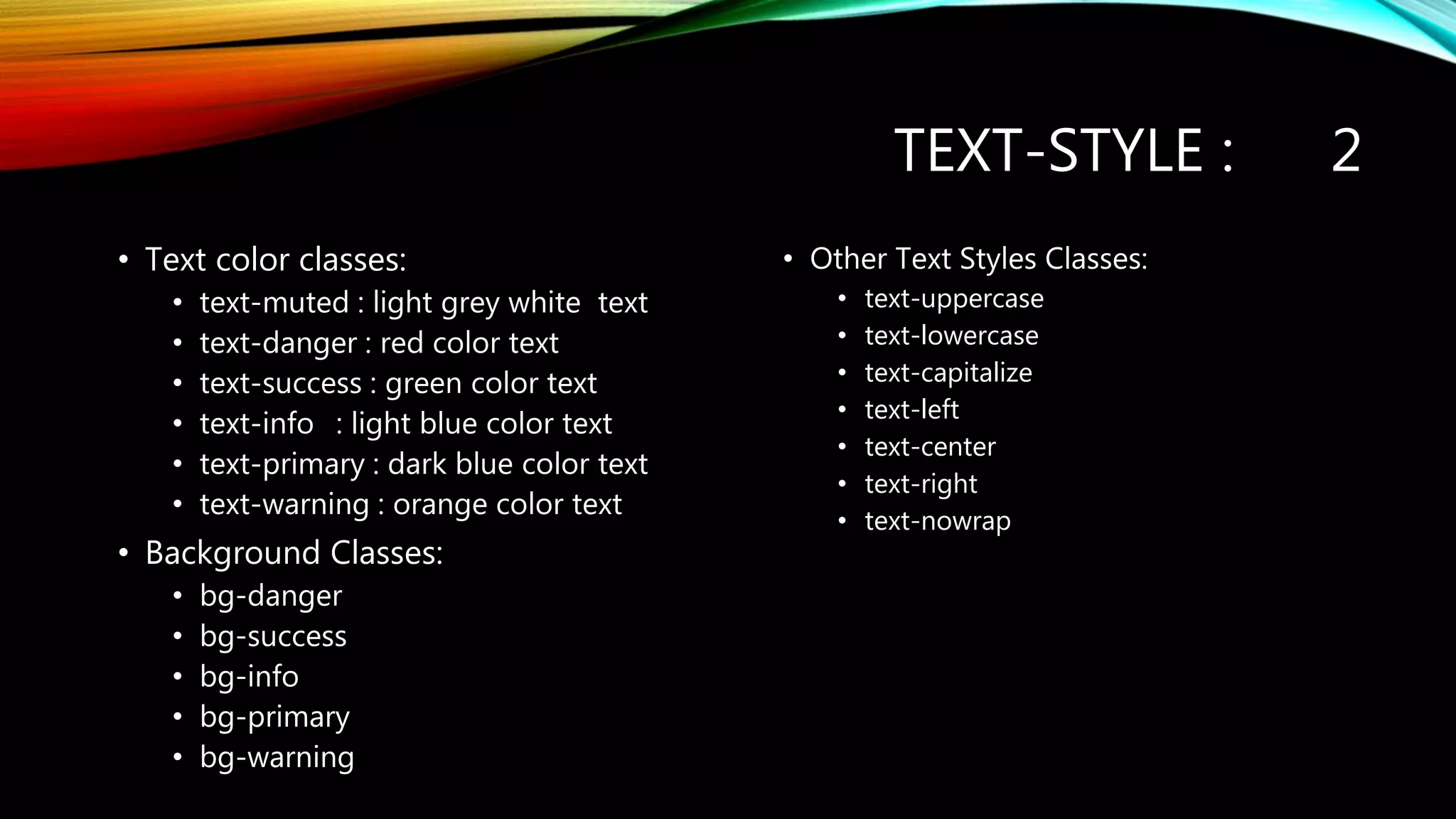 Bootstrap notes | PPTX