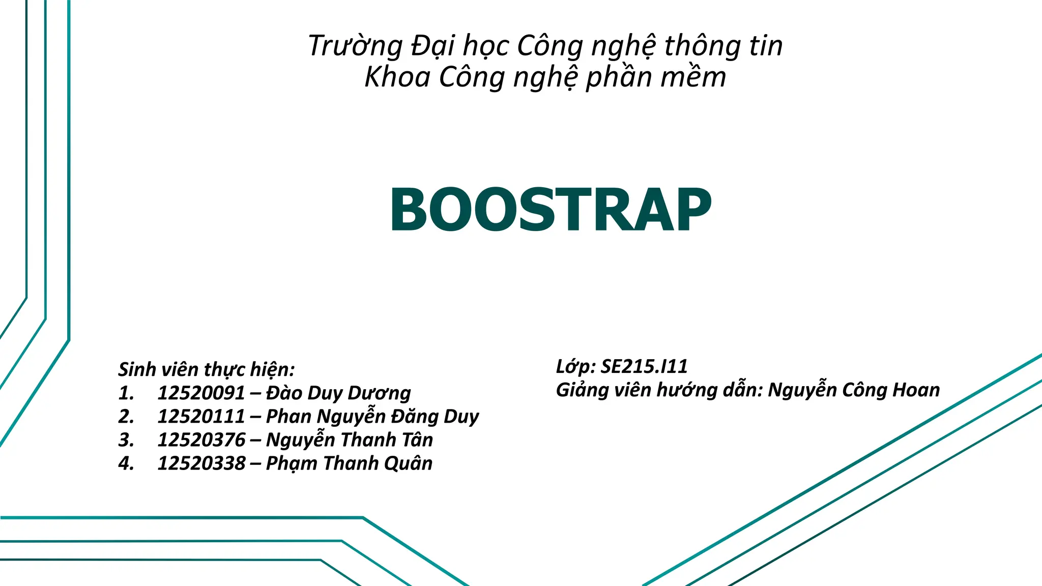 Bootstrap learning for every one and all | PPT