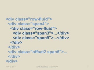 Bootstrap & Joomla UI | PDF | Web Development | Internet