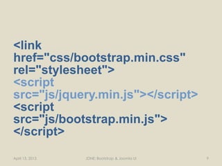 Bootstrap & Joomla UI | PDF | Web Development | Internet