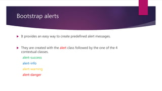 Bootstrap - Basics | PPTX