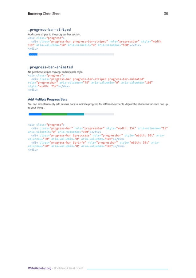 Bootstrap cheat-sheet-websitesetup.org | PDF