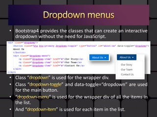 Web Development Lecture - Bootstrap ii | PPT