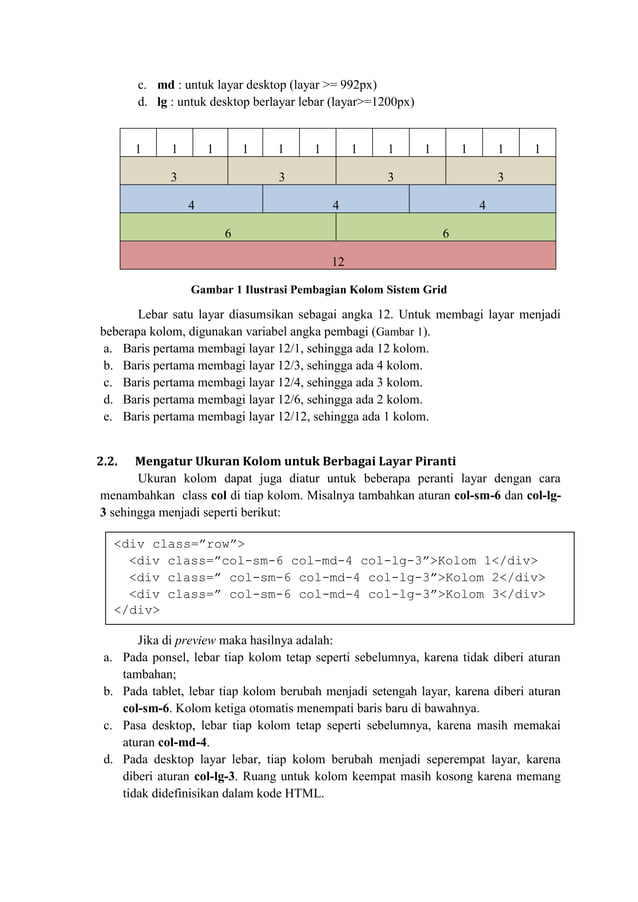 Bootstrap latihan | PDF