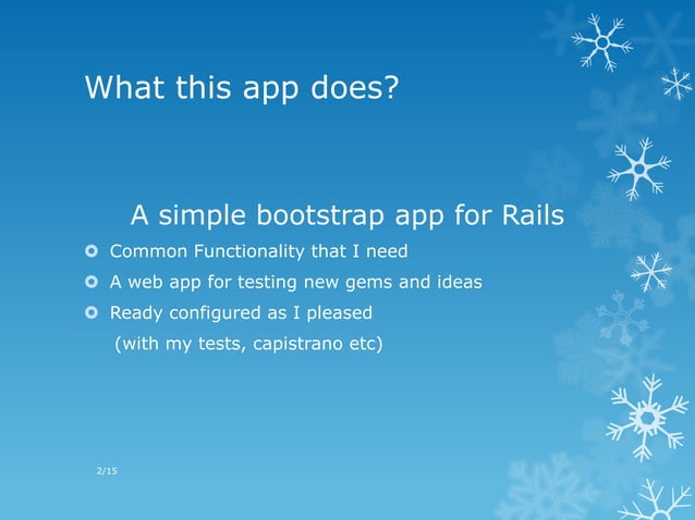 Bootstrap rails-app | PPTX