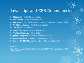 Bootstrap rails-app | PPTX