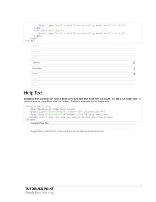 Bootstrap tutorial | PDF