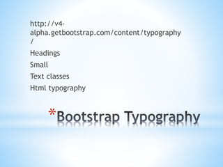 Getting to Know Bootstrap for Rapid Web Development | PPT