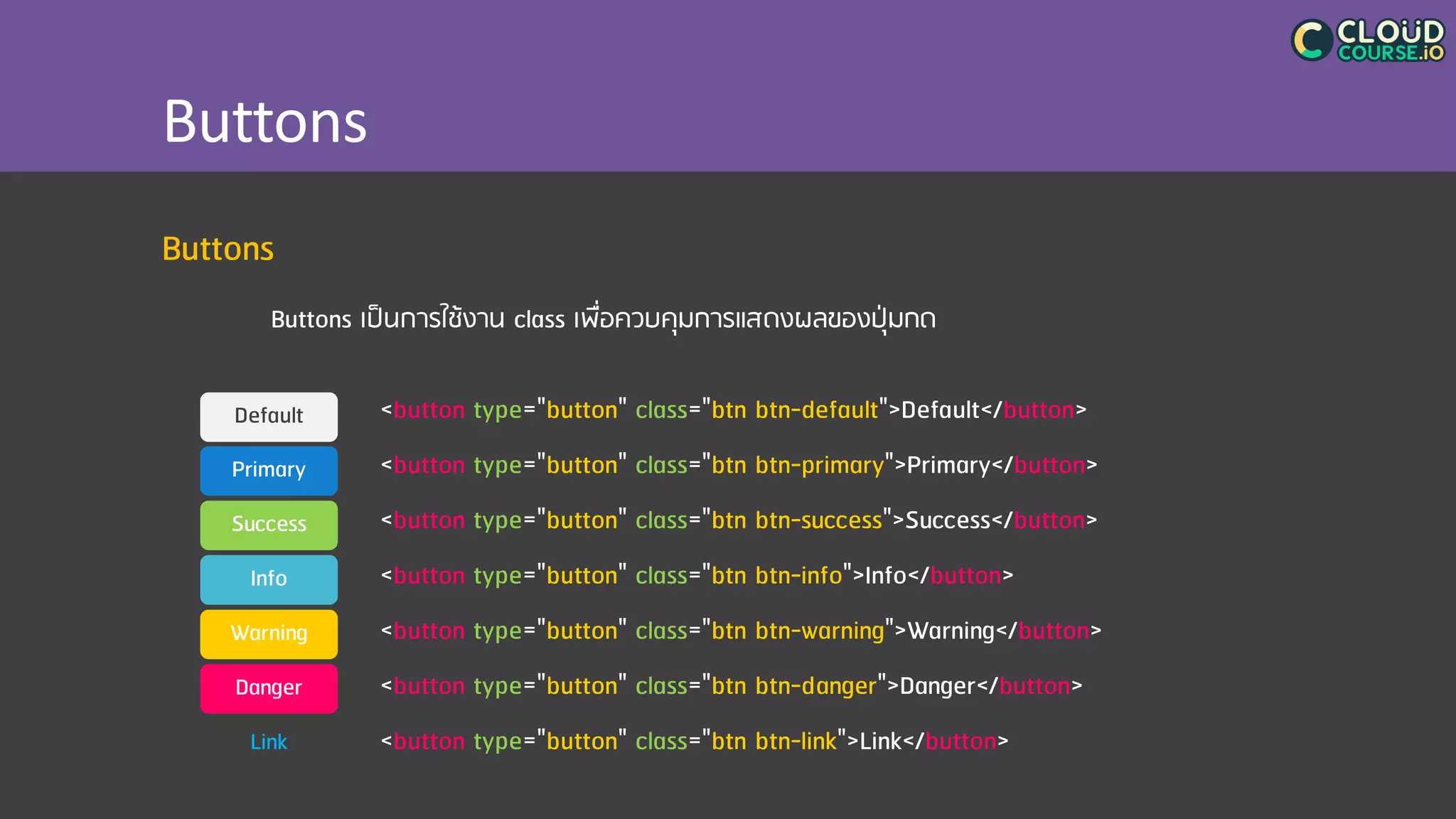 Bootstrap 3 สำหรับมือใหม่ | CloudCourse.io