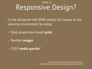 Bootstrap 3 + responsive | PPT