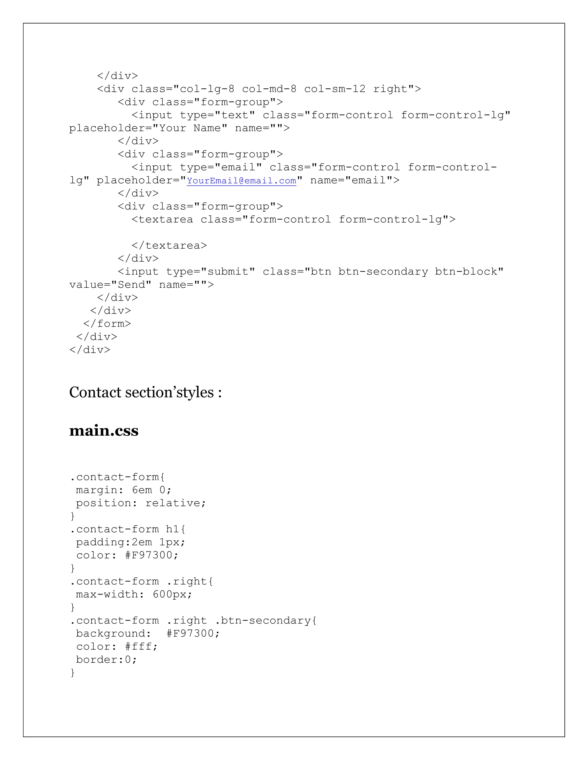 ViA Bootstrap 4 | PDF