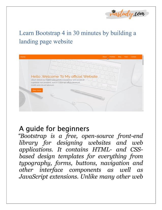 ViA Bootstrap 4 | PDF