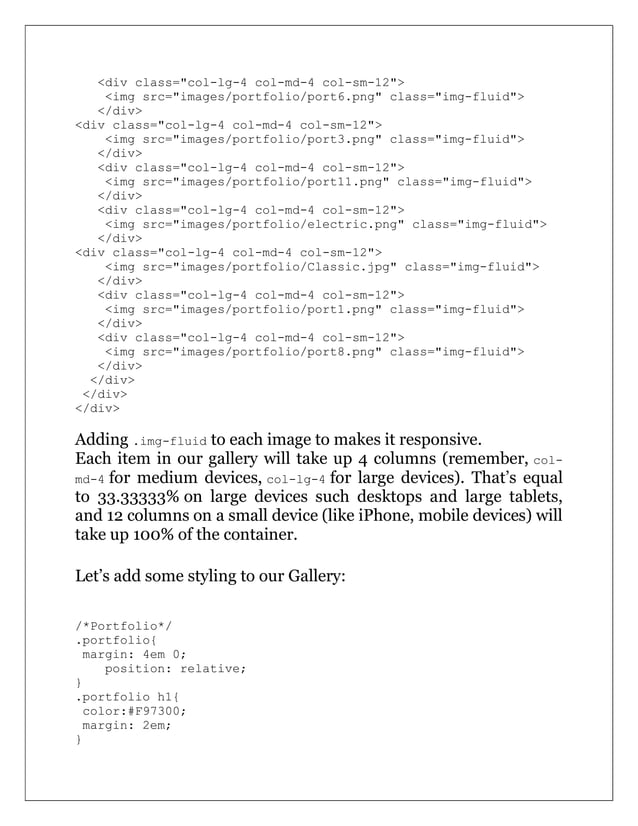 ViA Bootstrap 4 | PDF