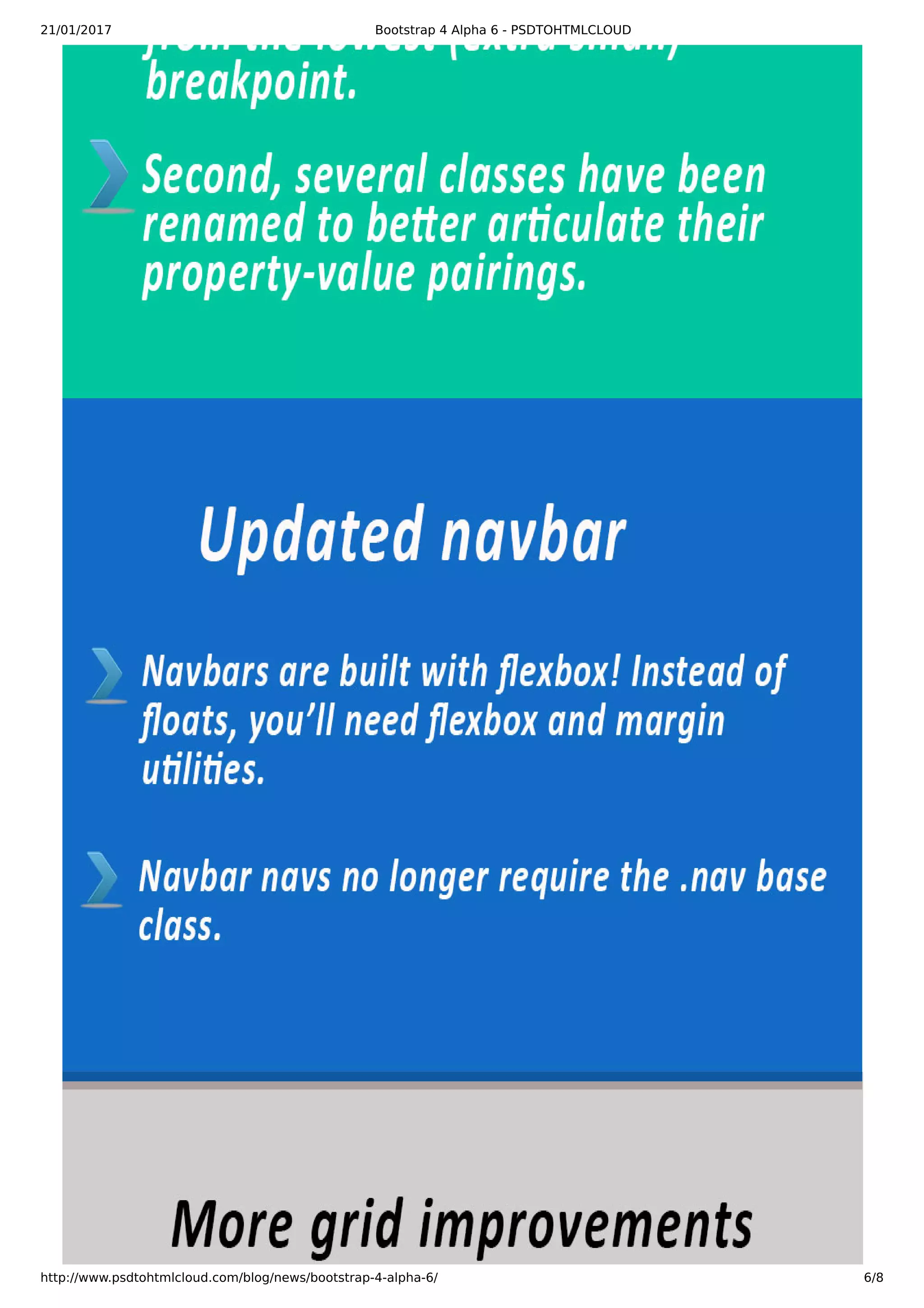 Bootstrap 4 alpha 6 | PDF