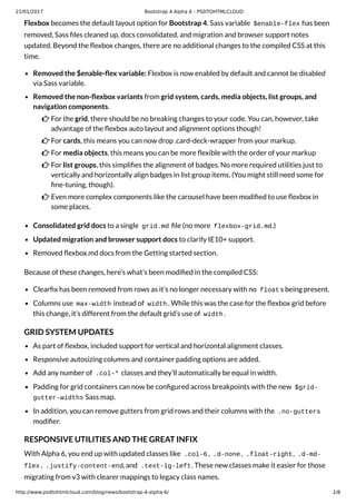 Bootstrap 4 alpha 6 | PDF
