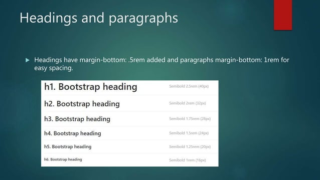 Bootstrap 4 ppt | PPTX