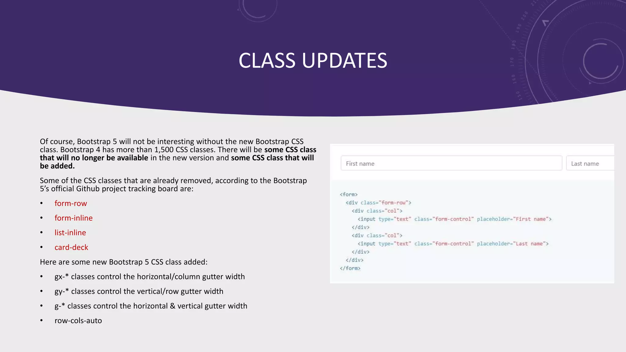 Bootstrap 5 whats new | PPTX