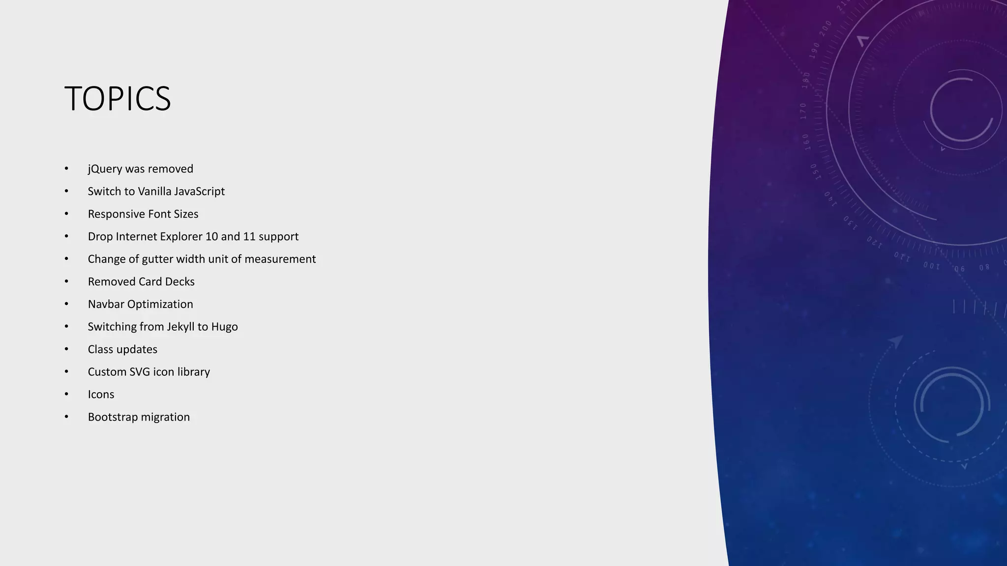 Bootstrap 5 whats new | PPTX