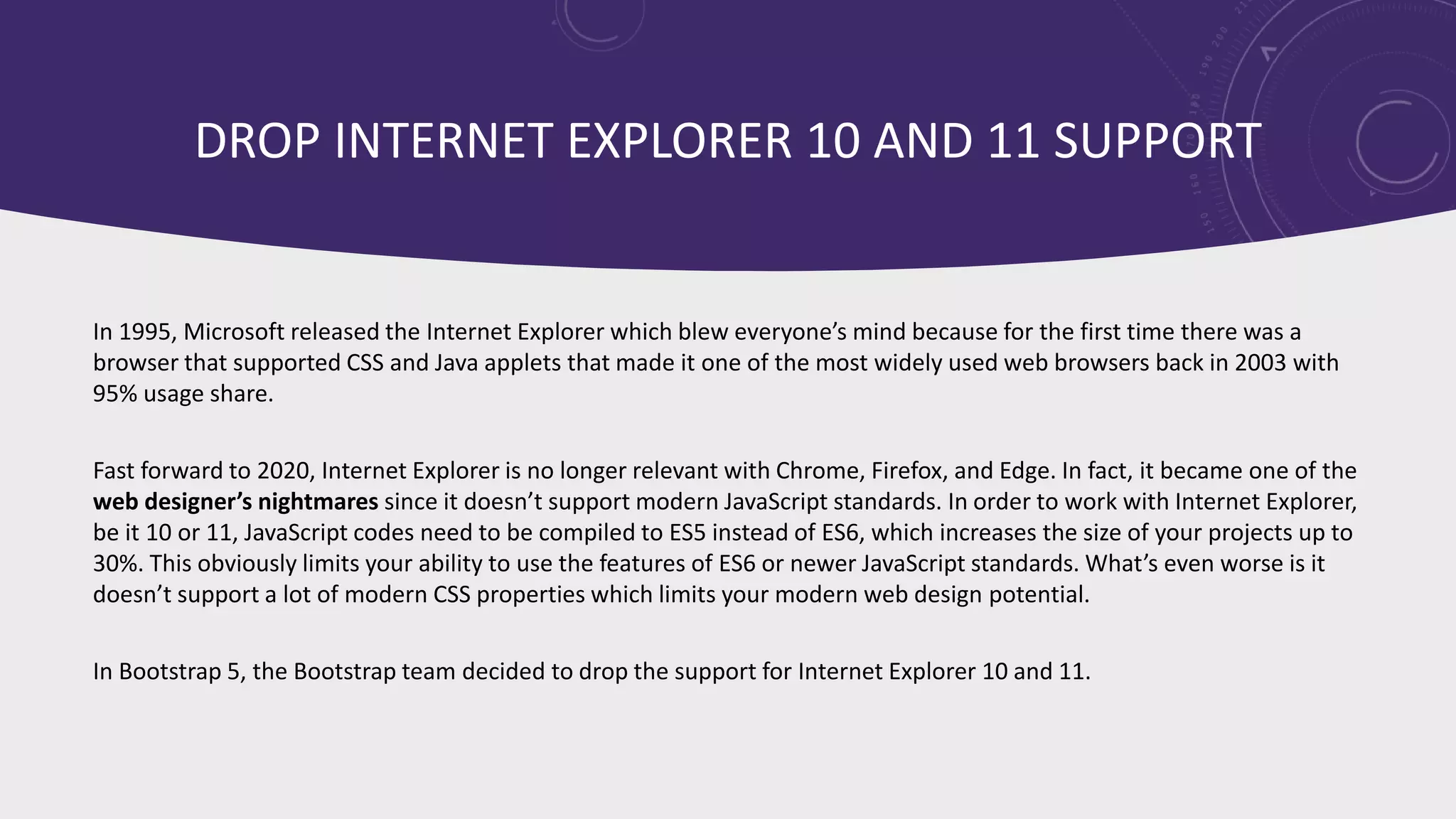 Bootstrap 5 whats new | PPTX