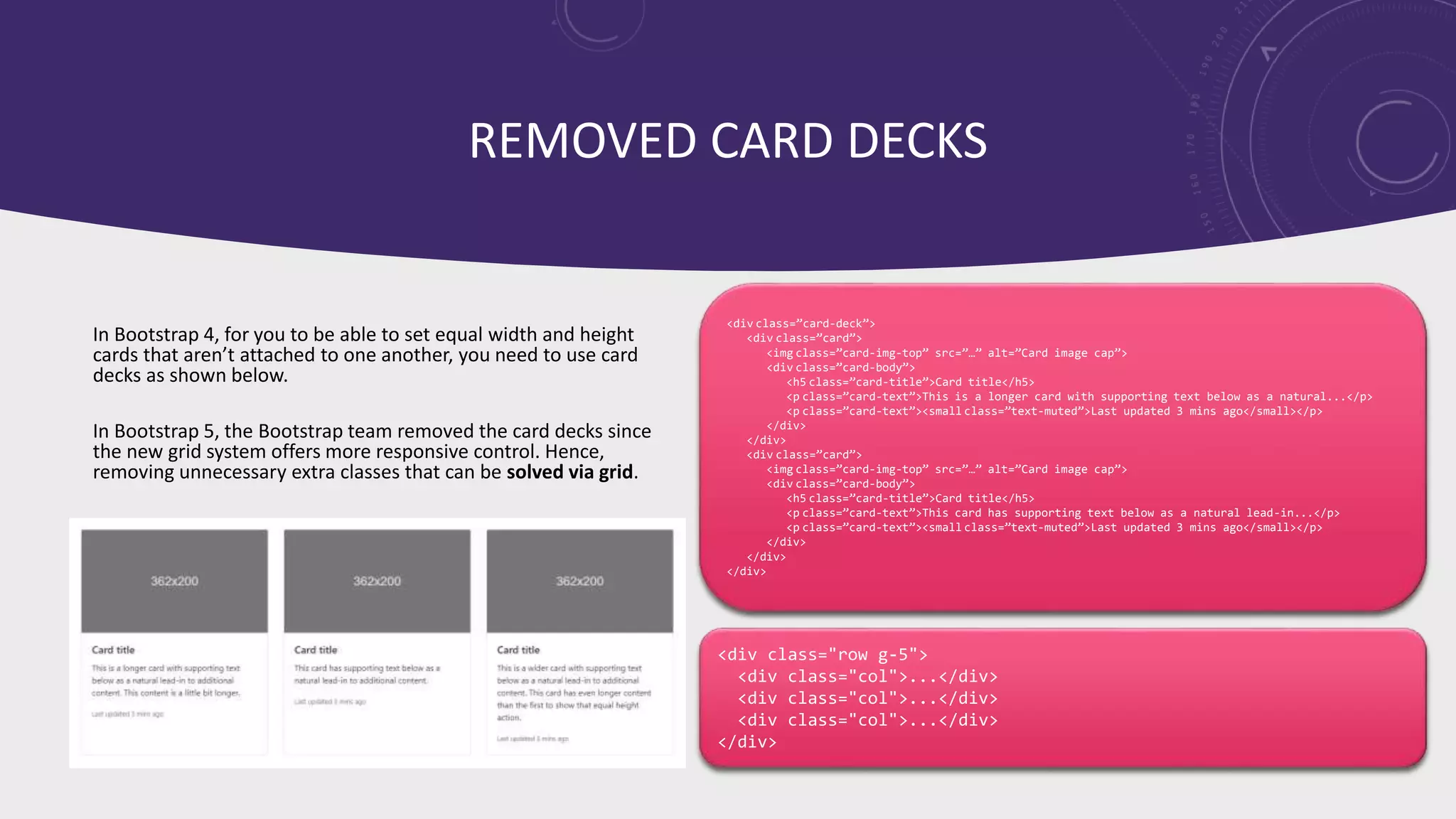 Bootstrap 5 whats new | PPTX