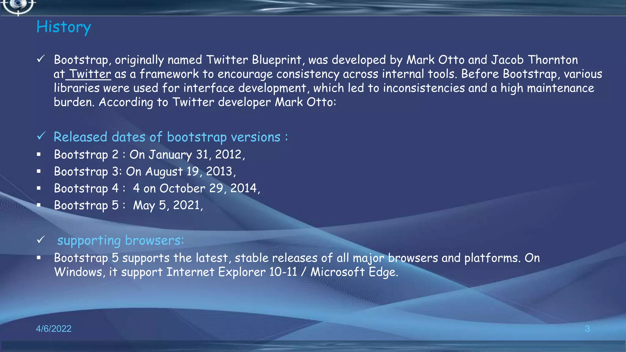 Bootstrap 5 ppt | PPTX