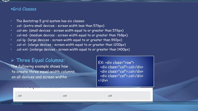 Bootstrap 5 ppt | PPTX