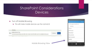 The A to Z of Building a Responsive SharePoint Site with Bootstrap | PPTX