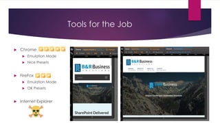 The A to Z of Building a Responsive SharePoint Site with Bootstrap | PPTX