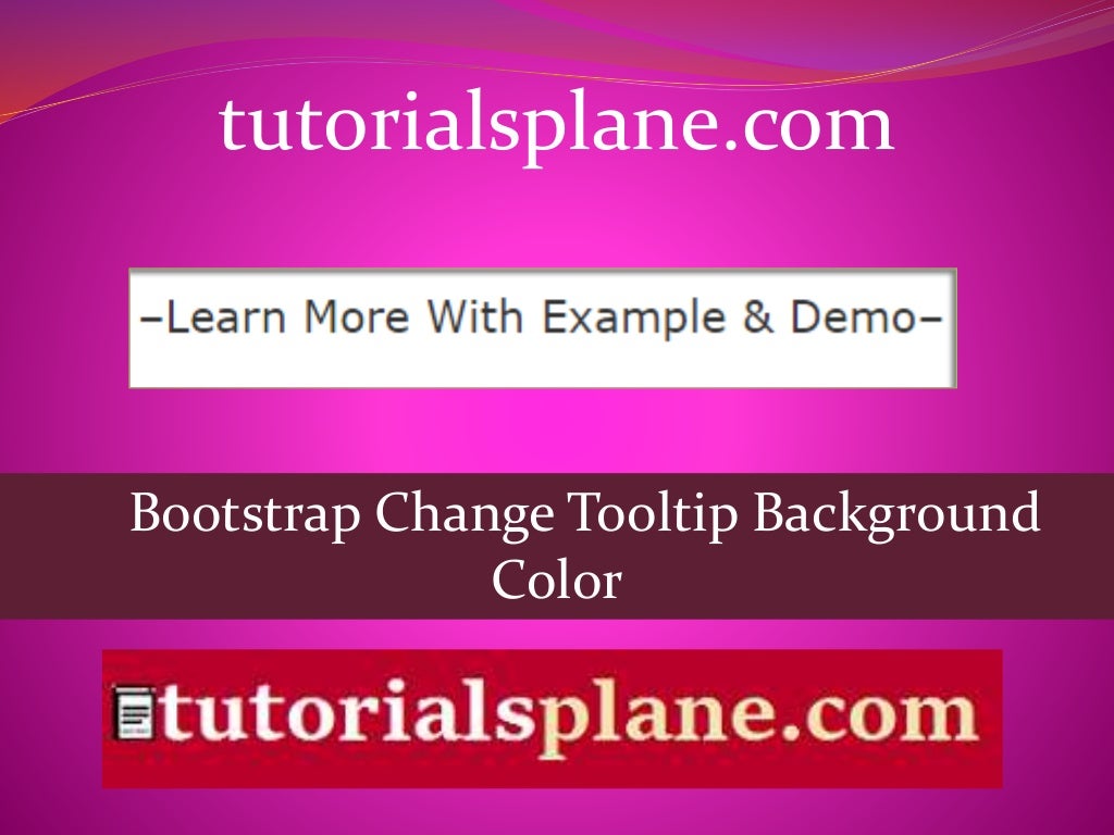 Bootstrap Change Tooltip Background Color Tutorialsplane bootstrap-change-tooltip-background-color-tutorialsplane