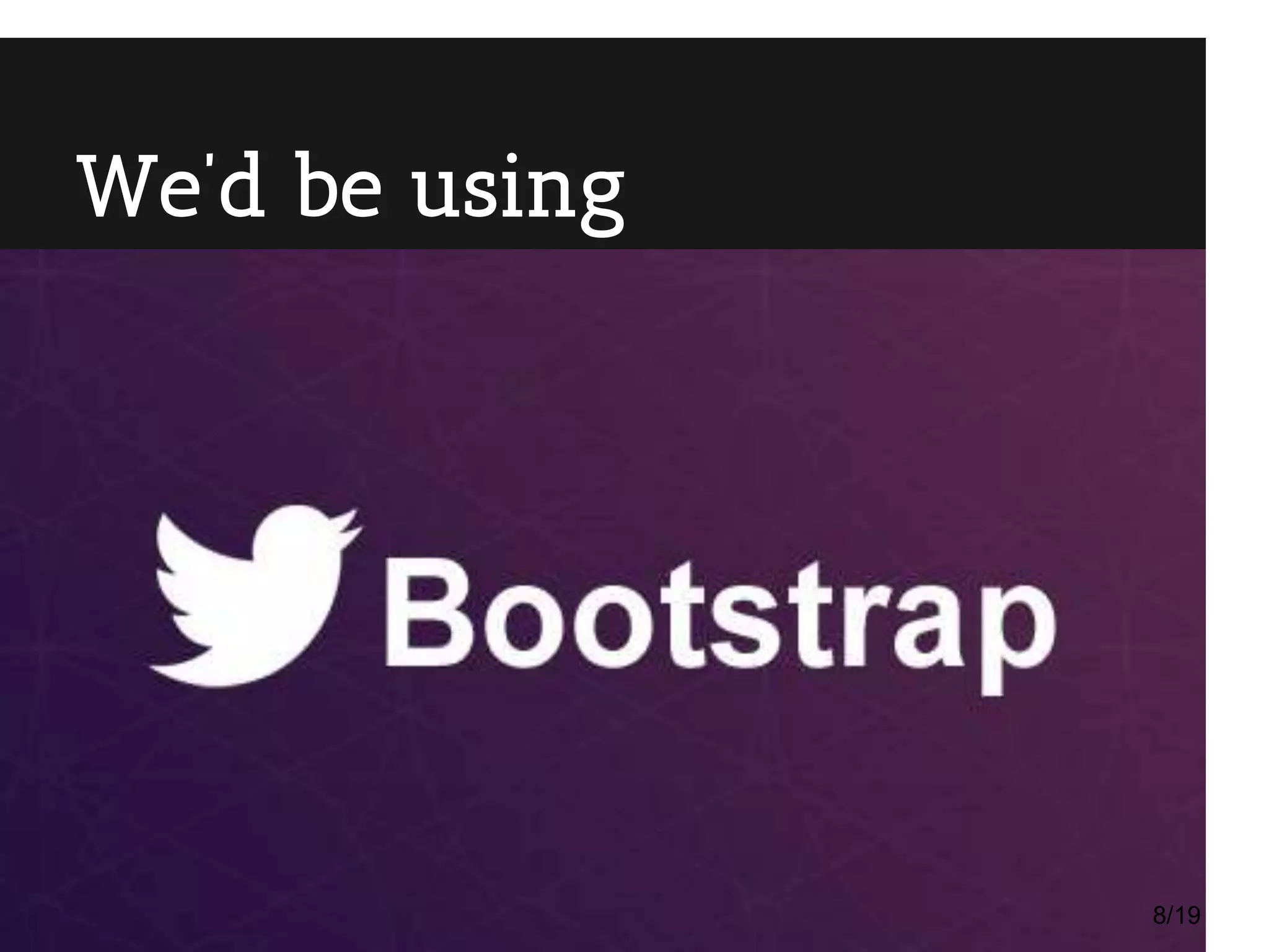Bootstrap code lab | PPTX