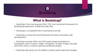 Bootstrap day1 | PDF | Web Design and HTML | Internet