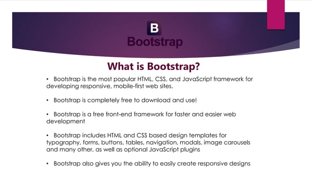 Bootstrap day1 | PDF | Web Design and HTML | Internet