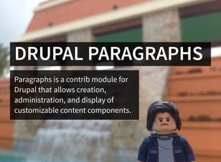 Bootstrap framework and drupal paragraphs | PPT